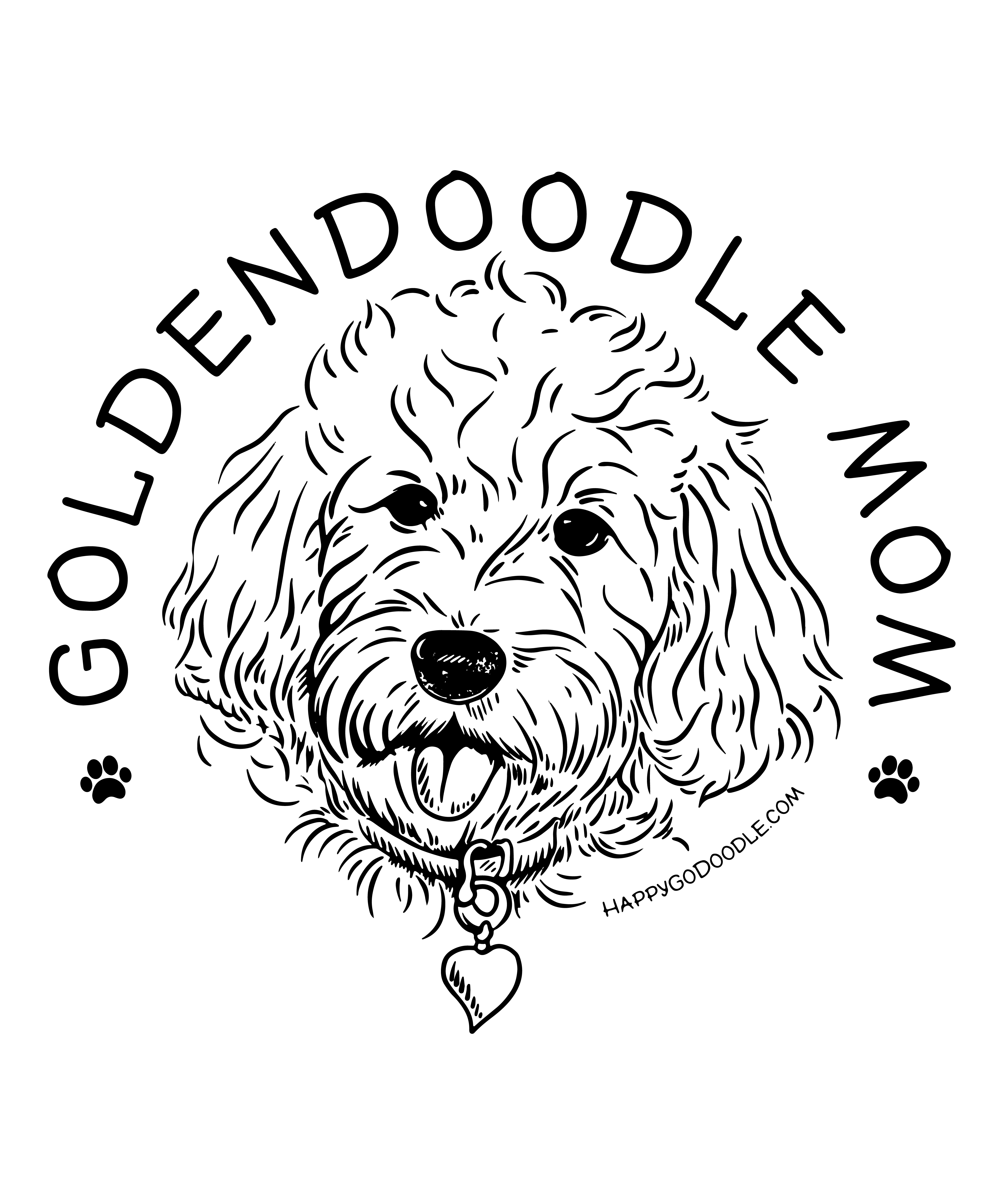 Goldendoodle Mom | Unique Shirts & Gifts They'll Love – Happy-Go-Doodle ...