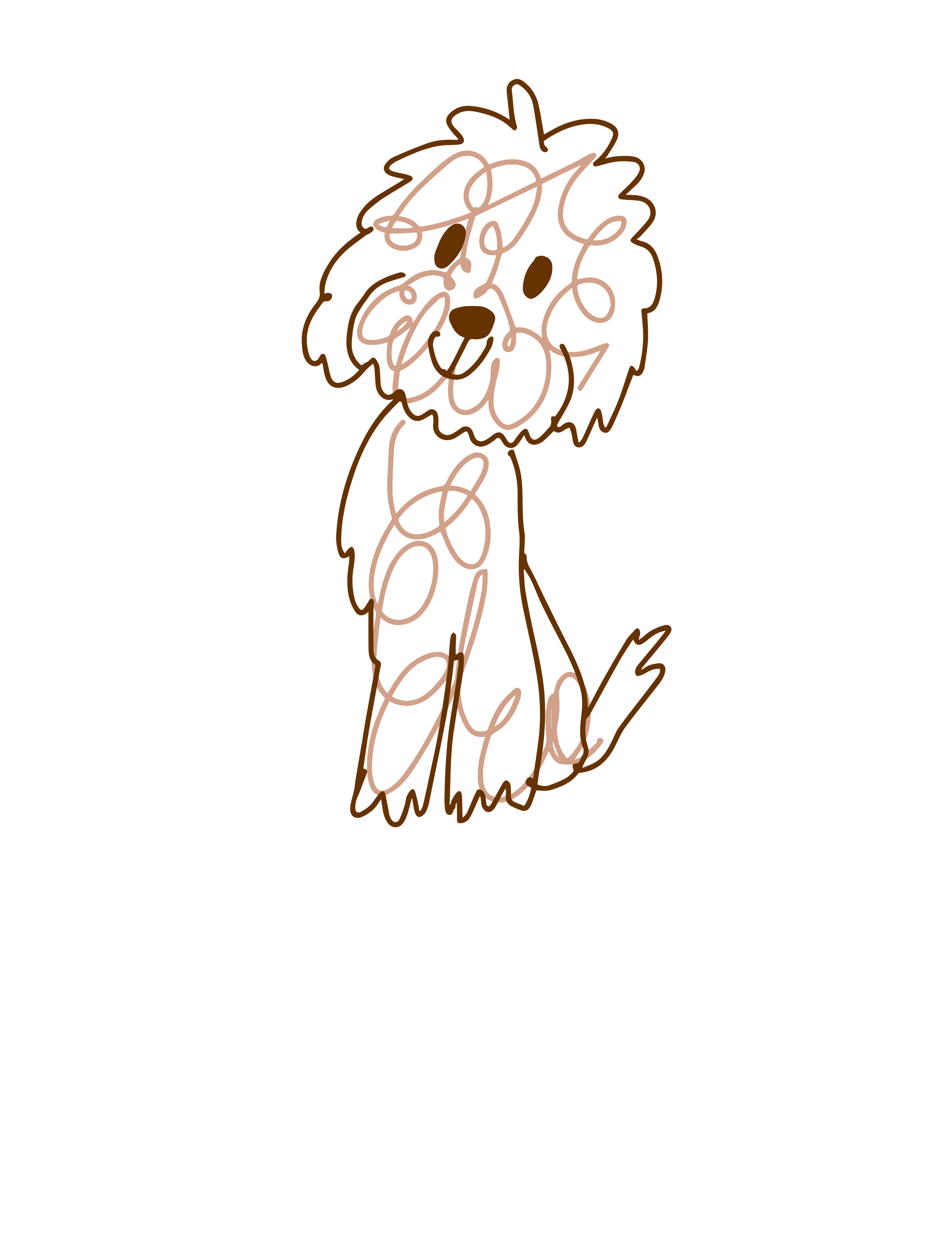 Doodle of a Doodle Dog | Shirts & Gifts For Sale – Happy-Go-Doodle ...